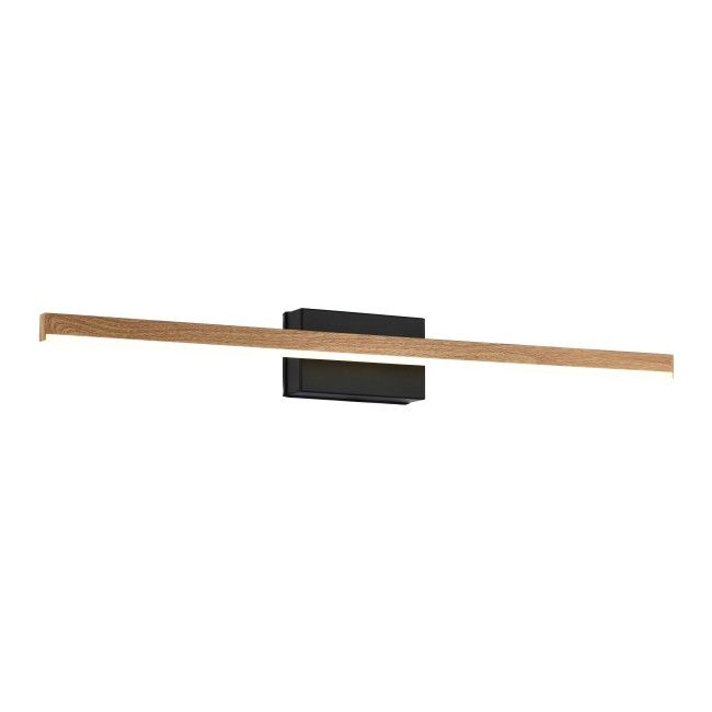 Kinkiet Led Linea 1 X 8 W 640 Lm Czarny Drewno Kinkiety Castorama