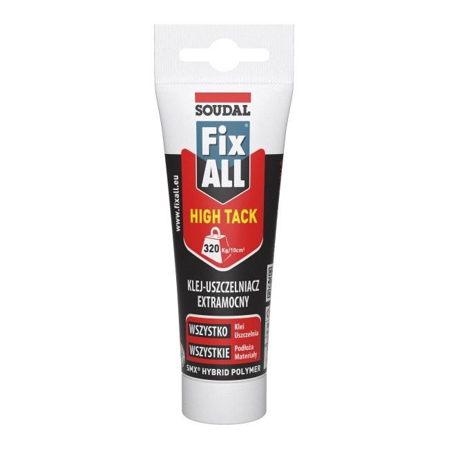 Klej Soudal Fix All High Tack 125 ml biały - Kleje - Castorama Klej Soudal Fix All High Tack 125 ml biały - Kleje - Castorama