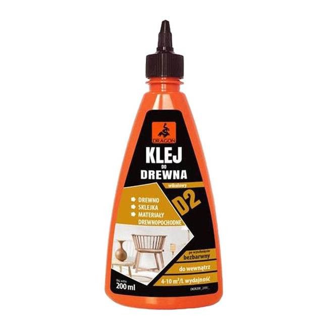 Klej do drewna Dragon D2 200 ml - Kleje - Castorama