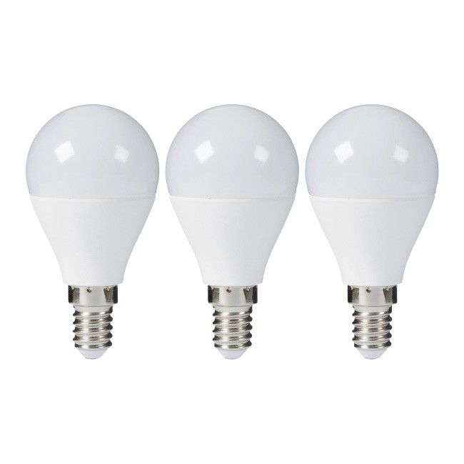 Żarówka LED Diall G45 E14 8,5 W 806 lm mleczna barwa ciepła 3 szt ... Żarówka LED Diall G45 E14 8,5 W 806 lm mleczna barwa ciepła 3 szt ...