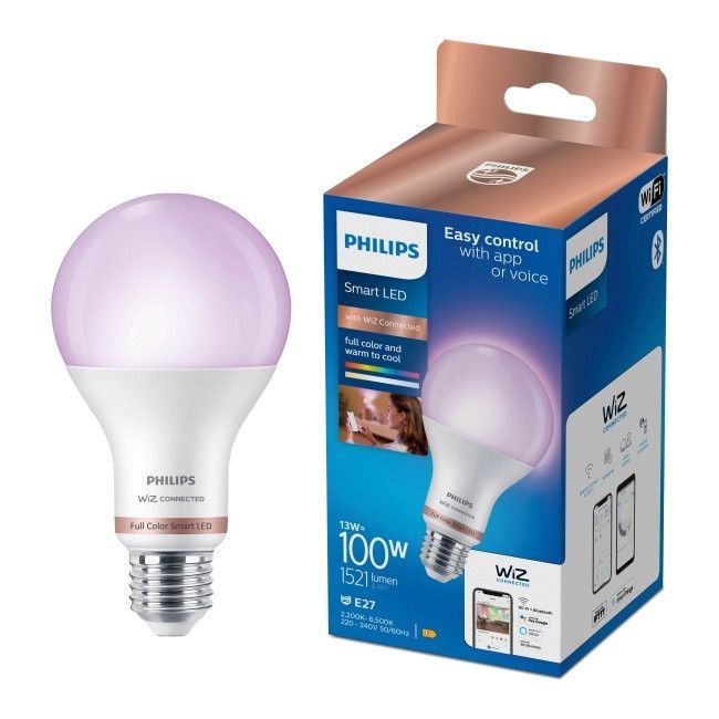 Żarówka Led Smart Philips Smd A67 E27 Rgb Żarówki Led Castorama