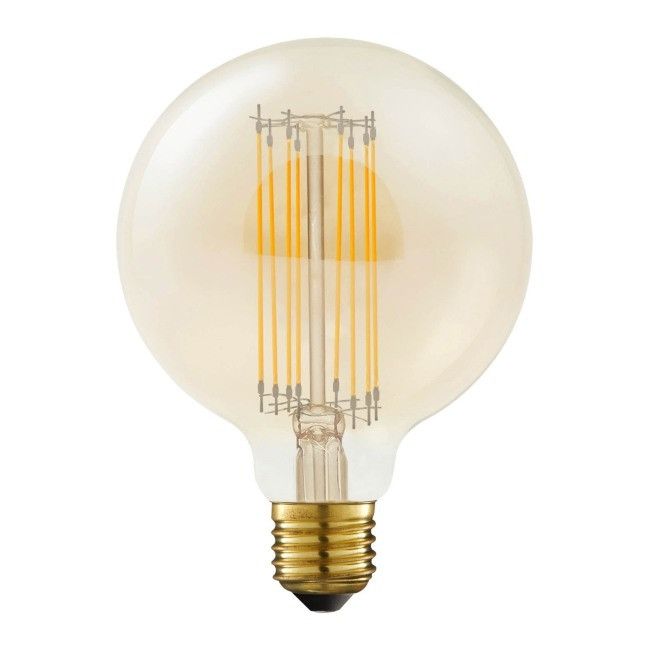 Żarówka Led Dekoracyjna Diall Filament G125 E27 400 Lm 1800 K Amber