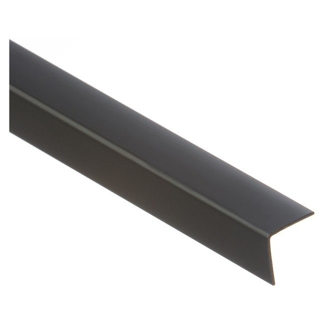 Kątownik PCV Cezar 20 x 20 x 1,1 mm 2 m czarny - Profile - Okucia budowlane Kątownik PCV Cezar 20 x 20 x 1,1 mm 2 m czarny - Profile - Okucia budowlane